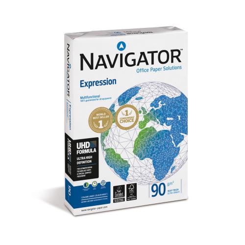 Navigator Expression Paper Ream-Wrapped 90gsm A3 White NAV90A3