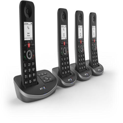 BT Advanced Quad Dect Call Blocker Telephone with Answer