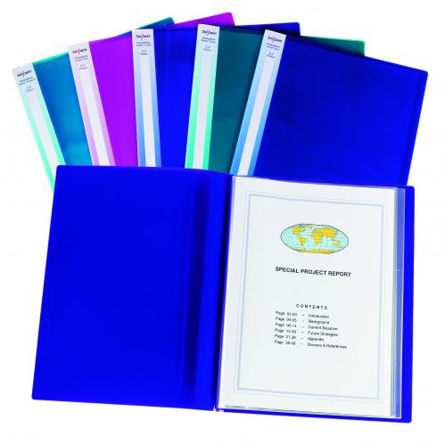 Snopake Display Book 24 Pocket A3 Electra Assorted (Pack SK06159